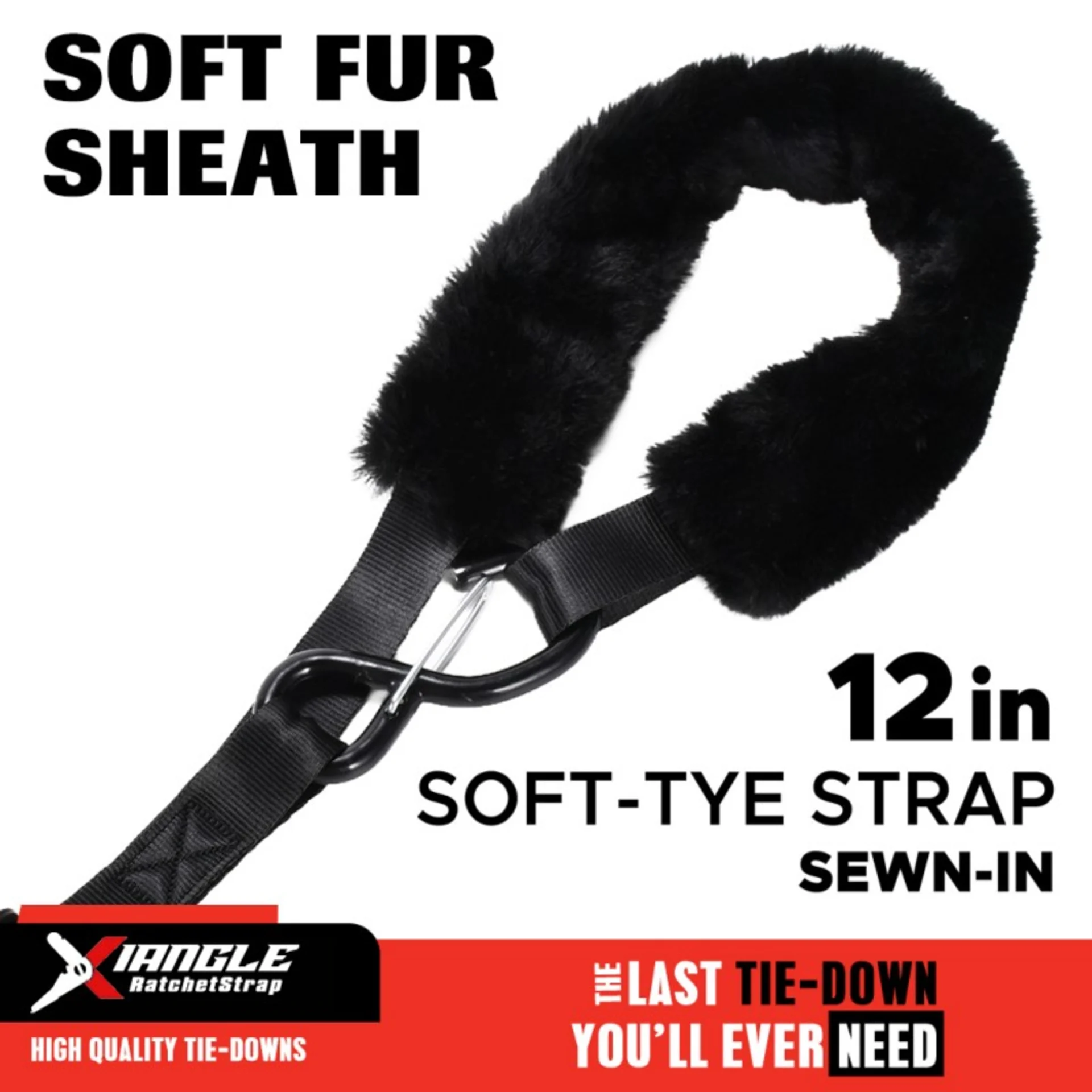 1" Motorcycle Tie Downs with Sheepskin Soft Tie | OEM