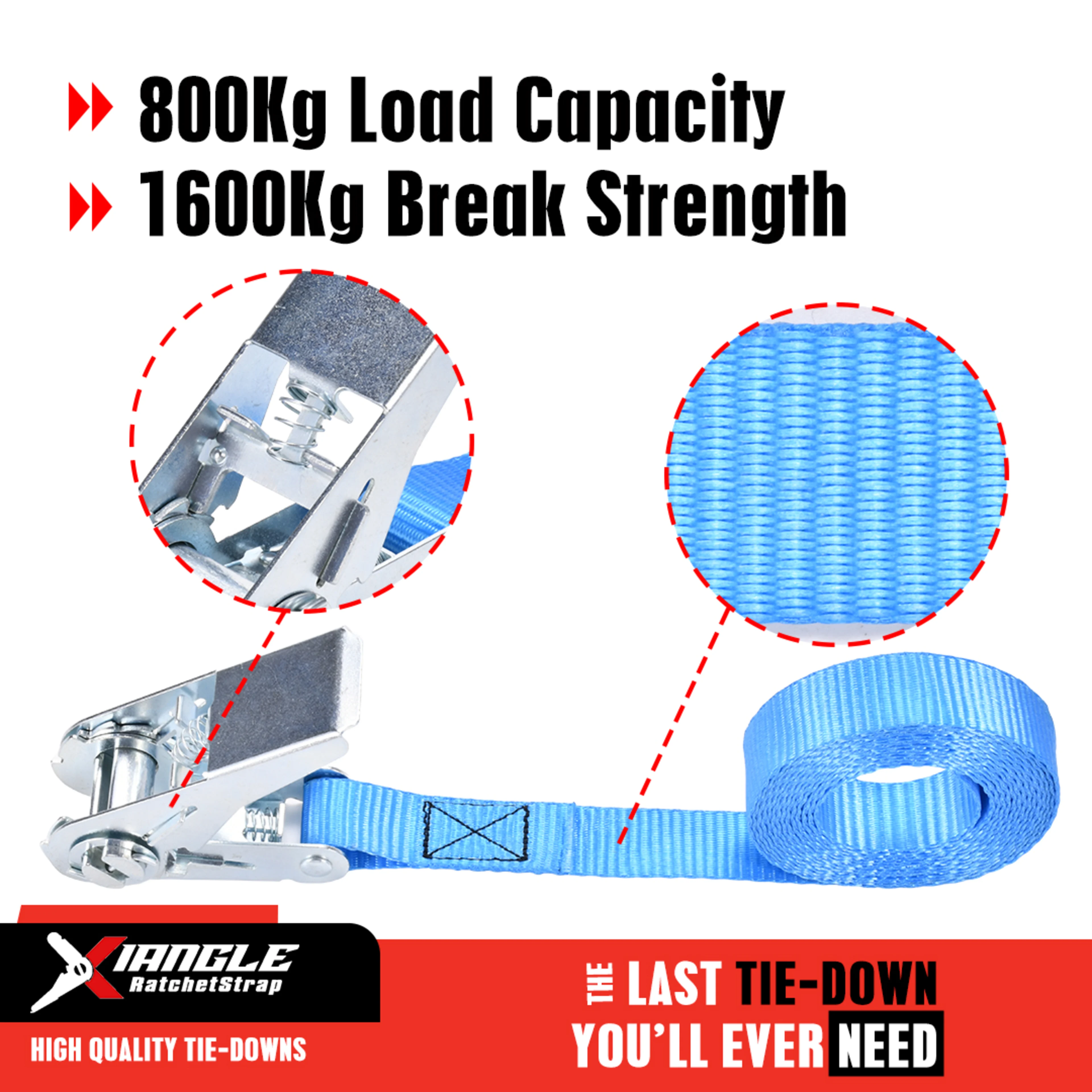 1" Eco-Friendly Endless Ratchet Straps | China Factory