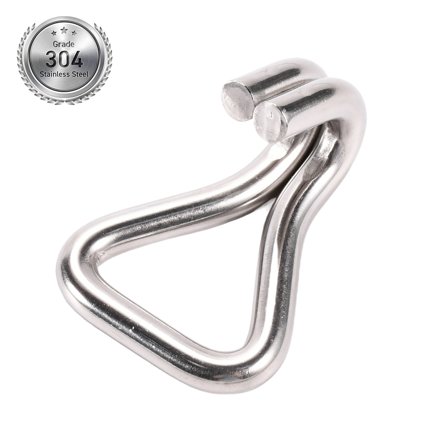 Factory Direct 1" 304 Stainless Steel Double J Hook - 585 lbs WLL | OEM ...
