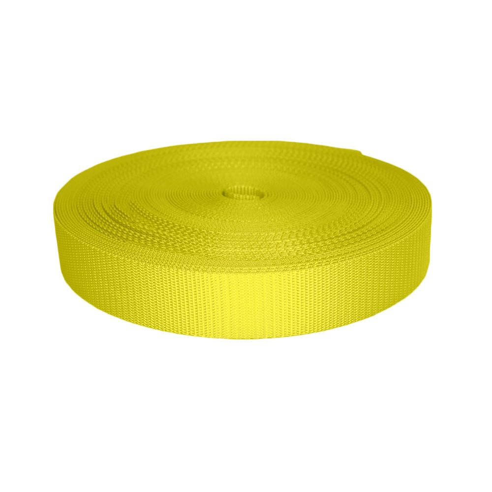 38mm Heavy Duty Polyester Webbing Yellow, 2000kg BS | XiangleRatchetStrap