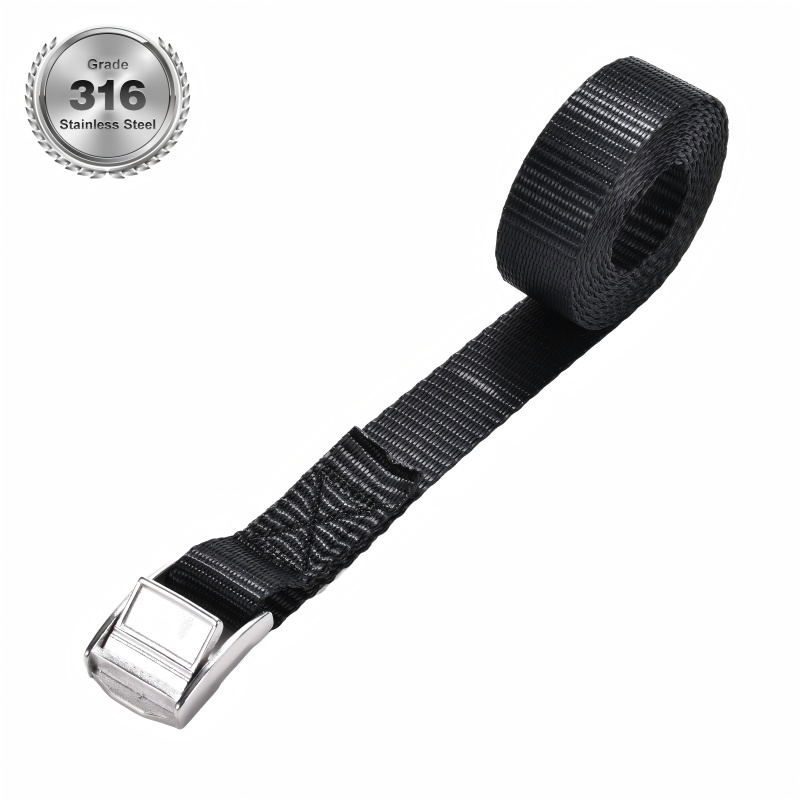 1 Inch 316 Stainless Steel Tie Down Straps | Premium Marine Grade