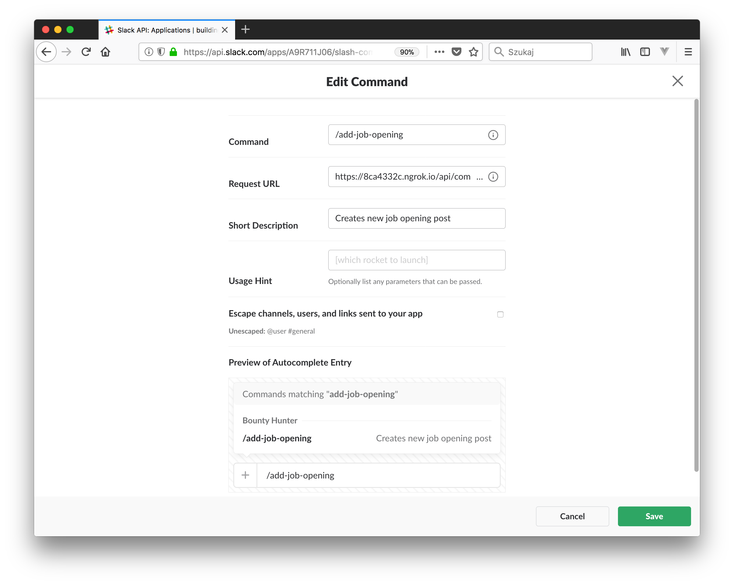 A Slack App Step-by-Step: A Real-Life Example