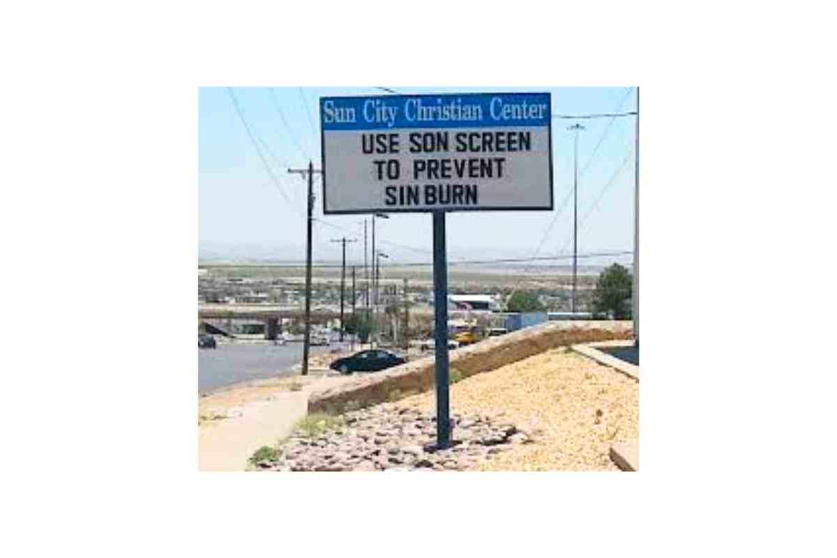 75 Funny Church Sign Sayings Proving God Created Humor