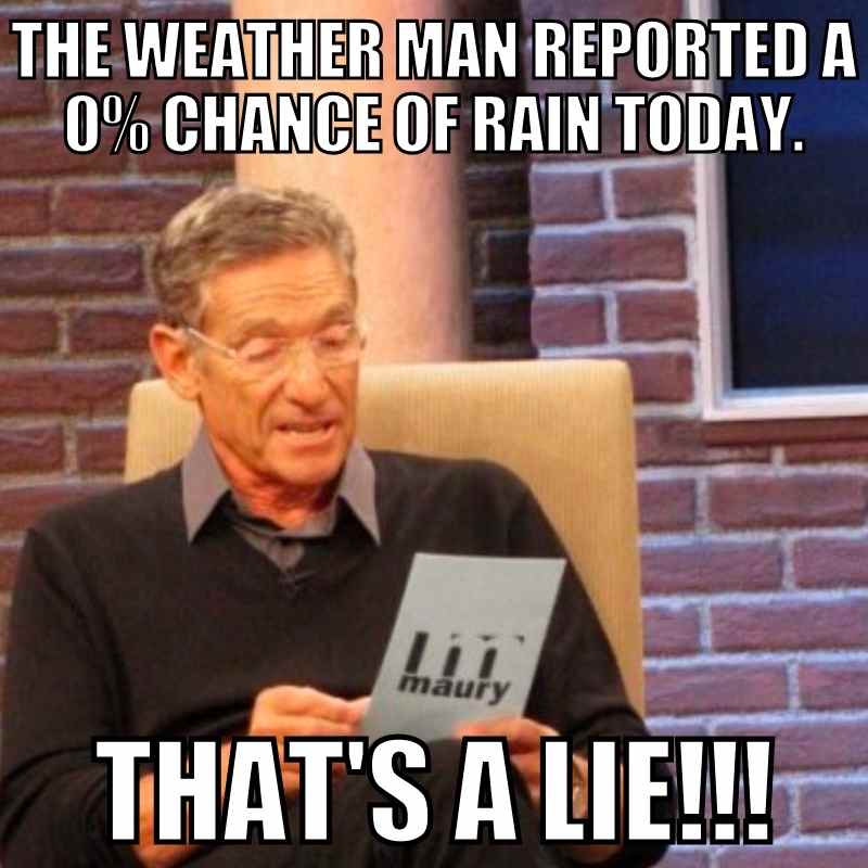 Stop Raining! 15 Hilarious Memes That Beg The Rain To Stop