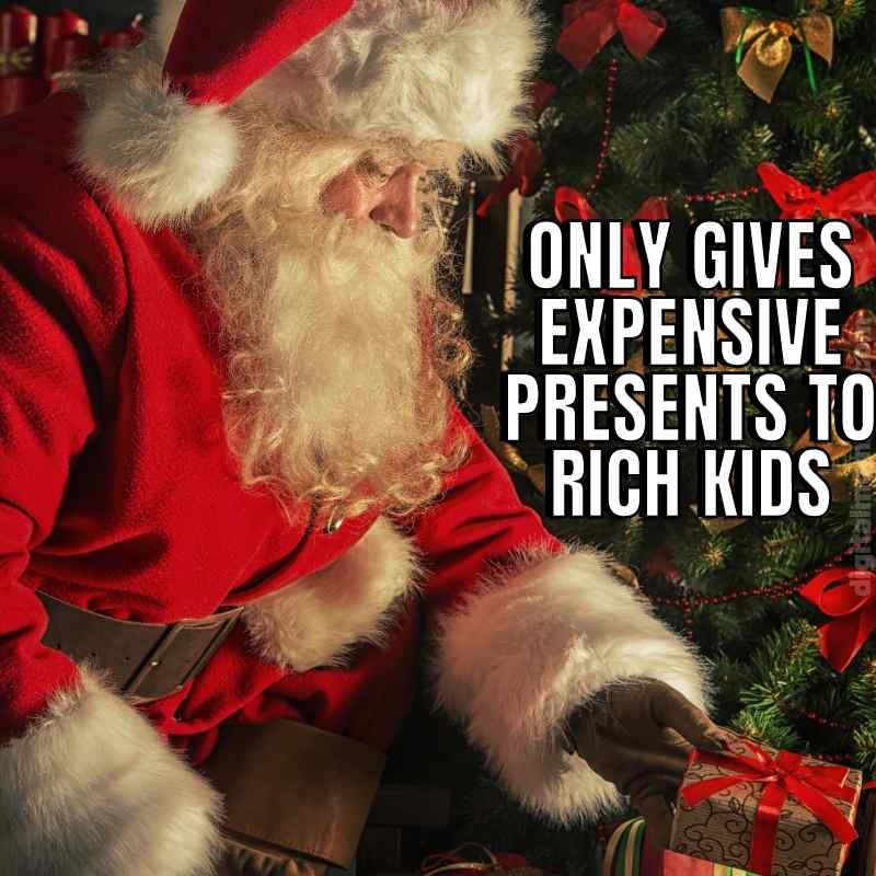 Funny Santa Memes - He Is Coming To Town December 25