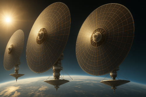 Solar Power Satellites of 2050: Could Giant Orbital Solar Arrays Become ...