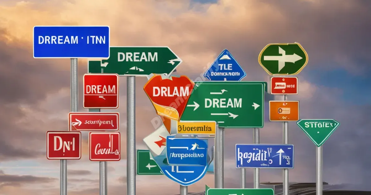 Decoding the Hidden Messages: Road Signs in Dreams | DreamClarify