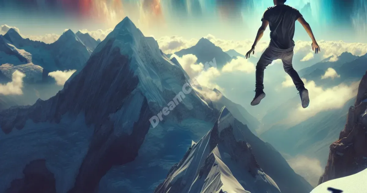 Falling from a Mountain in Dreams | DreamClarify
