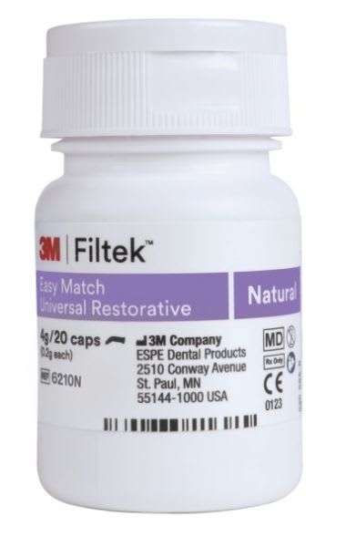FILTEK EASY MATCH UNIVERSAL NATURAL 20X0.2 GR KAPSLER Jacobsen Dental