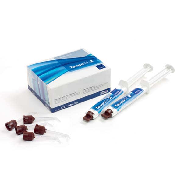 TEMPOSIL 2 HVIT TEMPORÆR SEMENT 2x5 ML INTRO COLTENE Jacobsen Dental