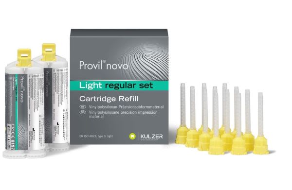 PROVIL NOVO LIGHT CD2 REGULAR 2 X 50 ML HERAEUS KULZER Jacobsen Dental