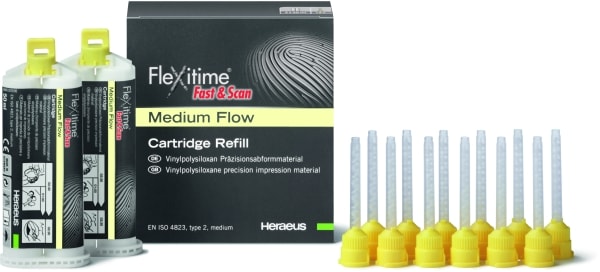 FLEXITIME FAST & SCAN MEDIUM FLOW 2X50ML Jacobsen Dental