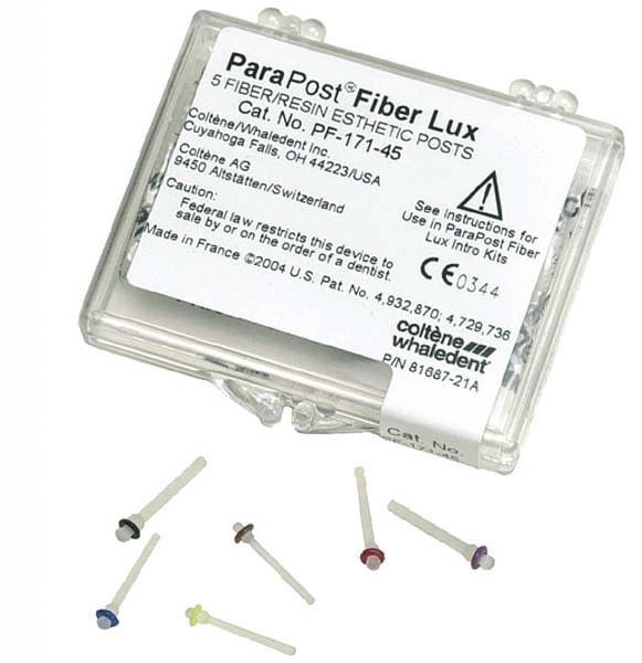 STIFTER PARAPOST FIBER LUX NR.3 BRUN REFILL 5 STK COLTENE Jacobsen Dental