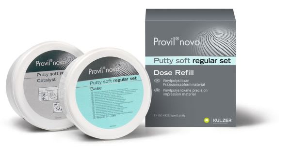 PROVIL NOVO PUTTY SOFT REGULAR 2X450 ML HERAEUS KULZER Jacobsen Dental