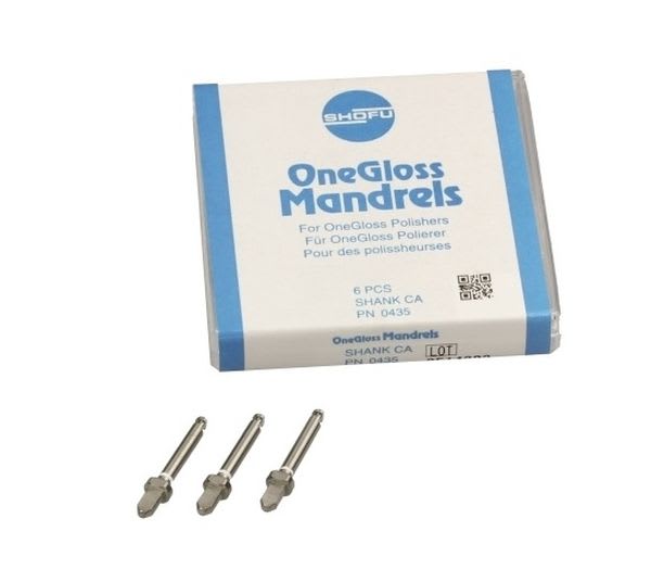 MANDRILLL ONE GLOSS 6 STK PN 0435 SHOFU Jacobsen Dental