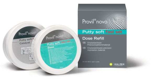 PROVIL NOVO PUTTY SOFT FAST 2 X 250 ML HERAEUS KULZER Jacobsen Dental