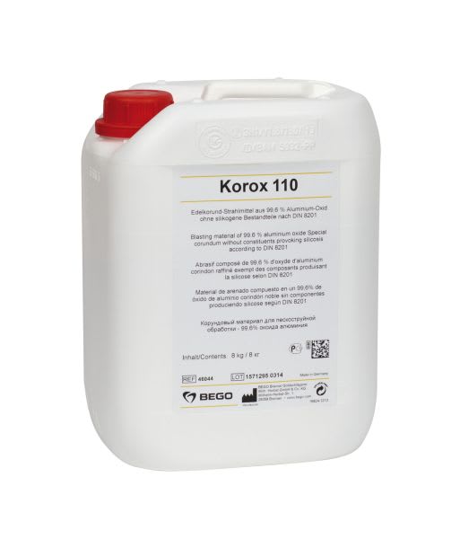 KOROX ALUMINIUMSOKSID 110 MY 8 kg BEGO Jacobsen Dental