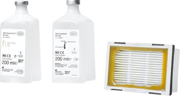ASSISTINA ONE CARE RENGJØRINGSSETT MED OLJE OG FILTER Jacobsen Dental