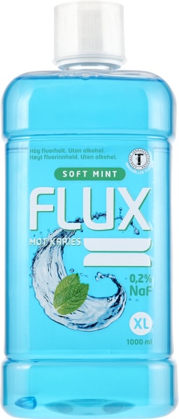 FLUX FLUORSKYLL 1000 ML SOFT MINT 0,2% FLUOR ACTAVIS Jacobsen Dental