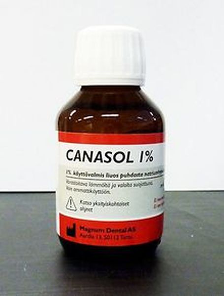 CANASOL NATRIUMHYPOKLORITT 1% 100 ML Jacobsen Dental