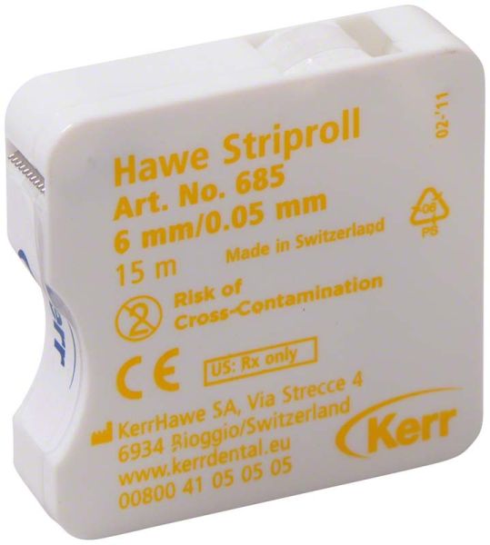 PLASTSTRIPS TRANSPARENT STRIPROLL 6MM 685 KERR Jacobsen Dental