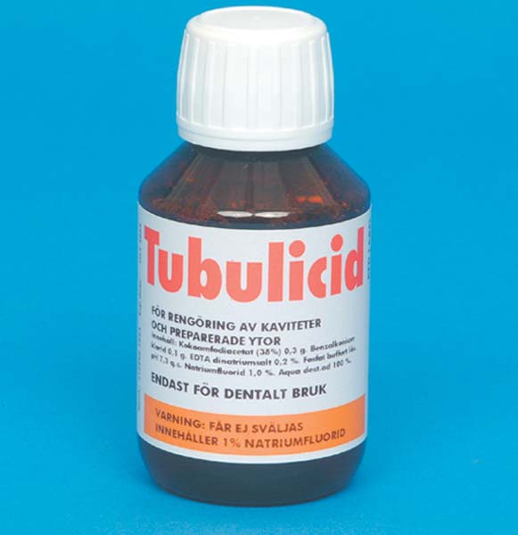 TUBULICID RØD 100 ML Jacobsen Dental