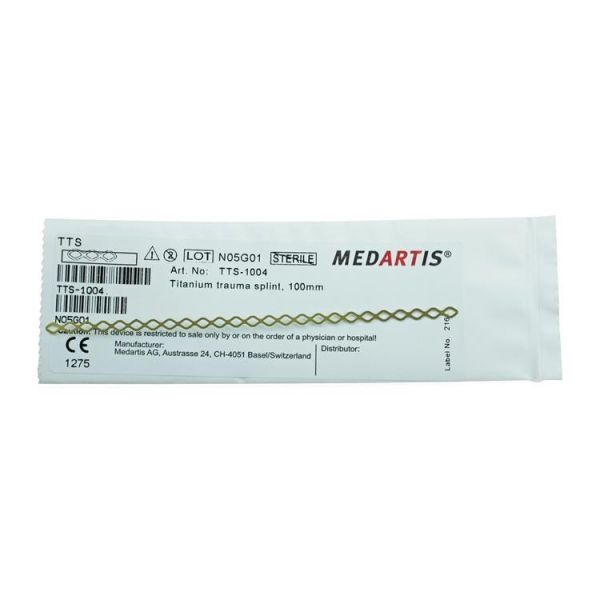 ME TTS-1004 TITAN TRAUMA SPLINT 100X0,2MM Jacobsen Dental