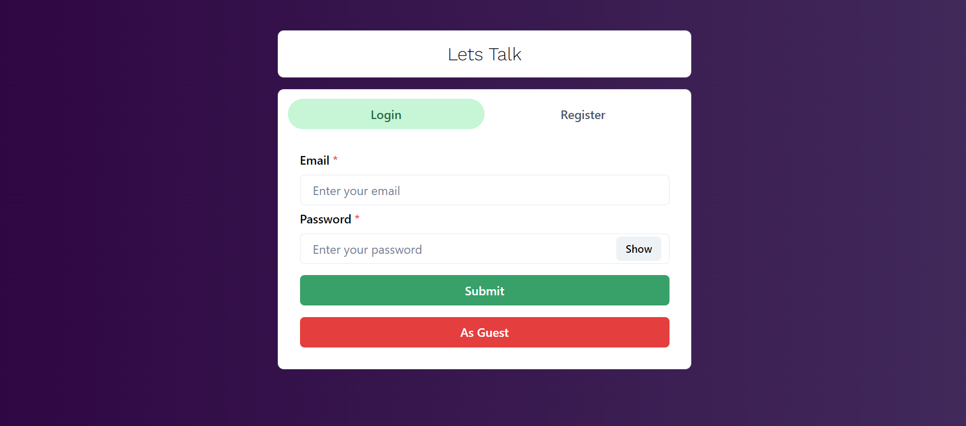 GitHub - Skandalev/Lets-Talk-server