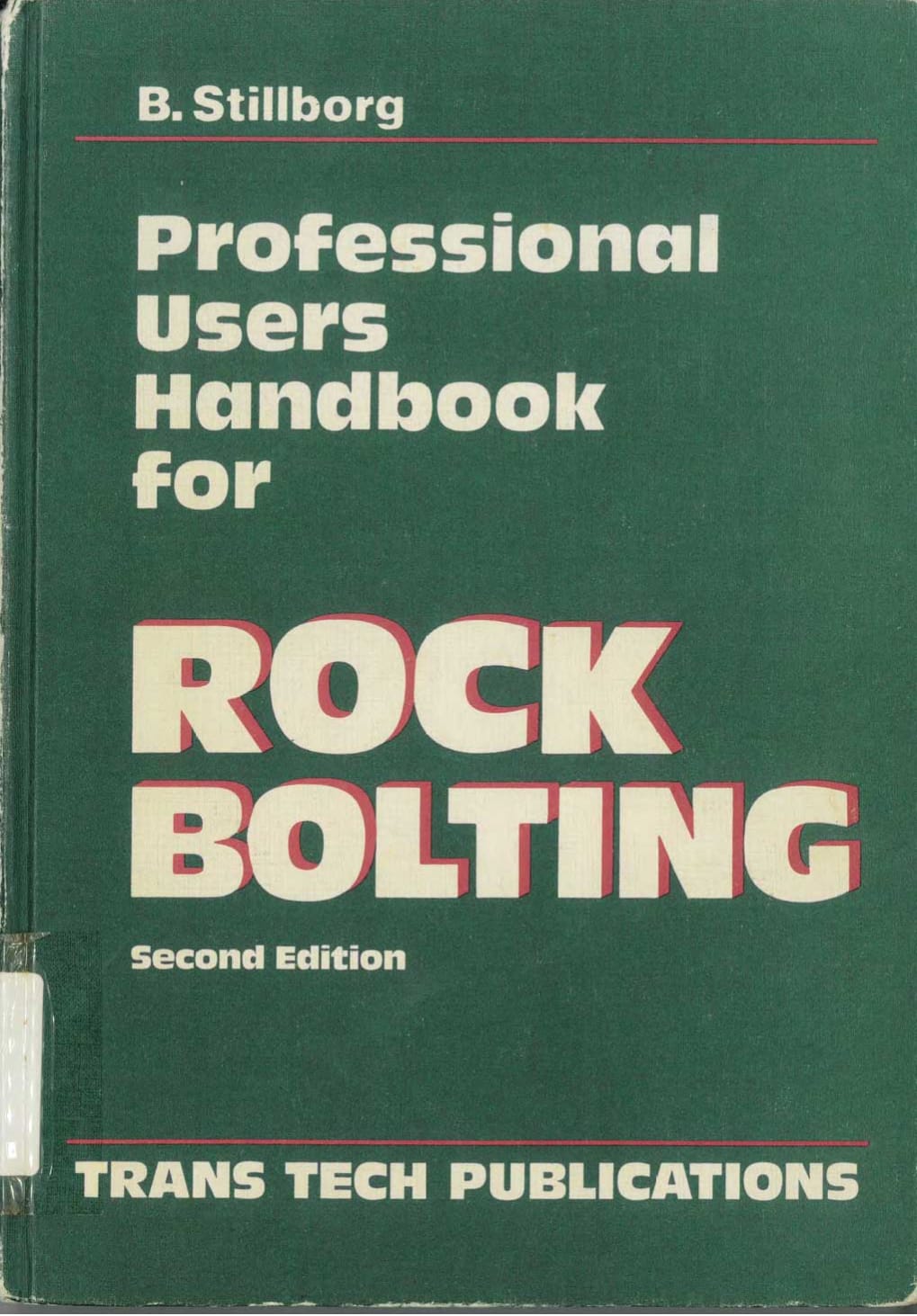 Rock bolting handbook (172 pages) - ZVENIA