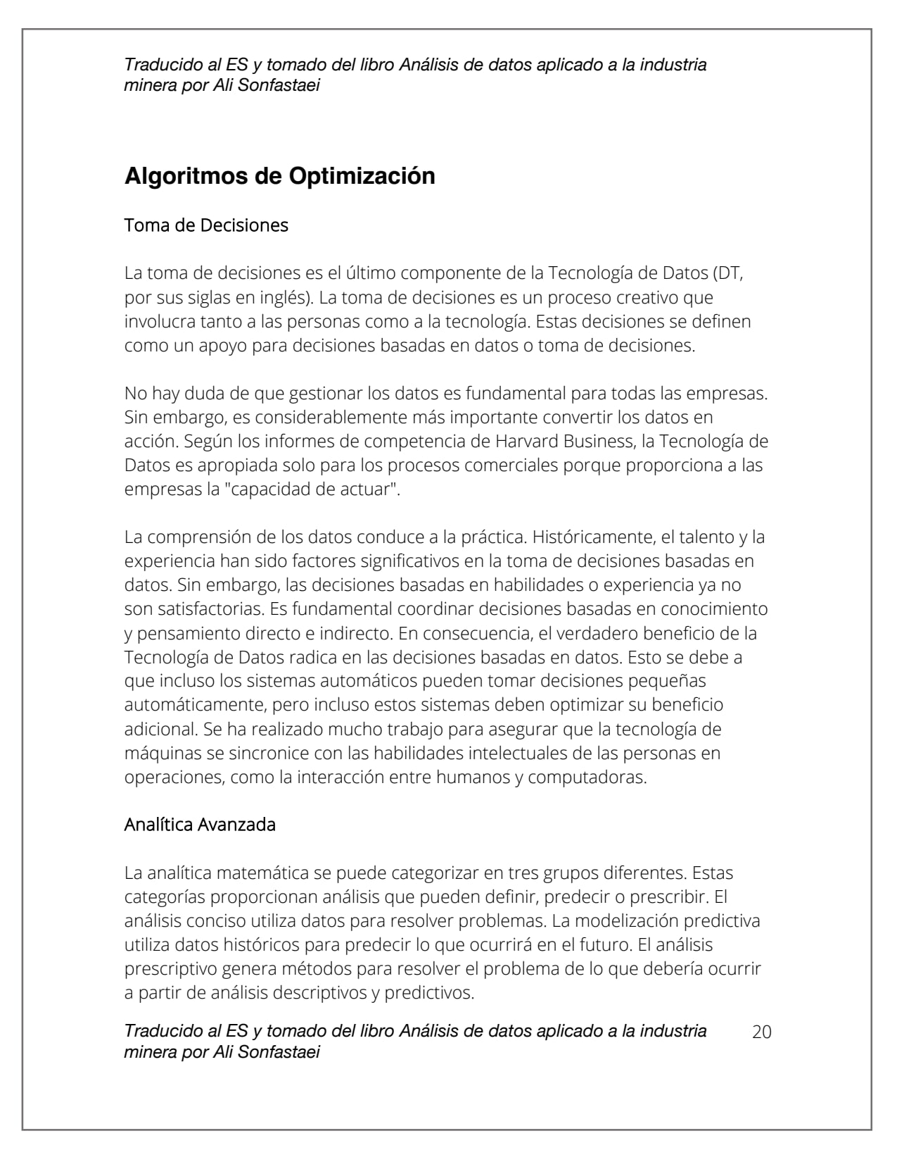 Algoritmo de Optimización - ZVENIA
