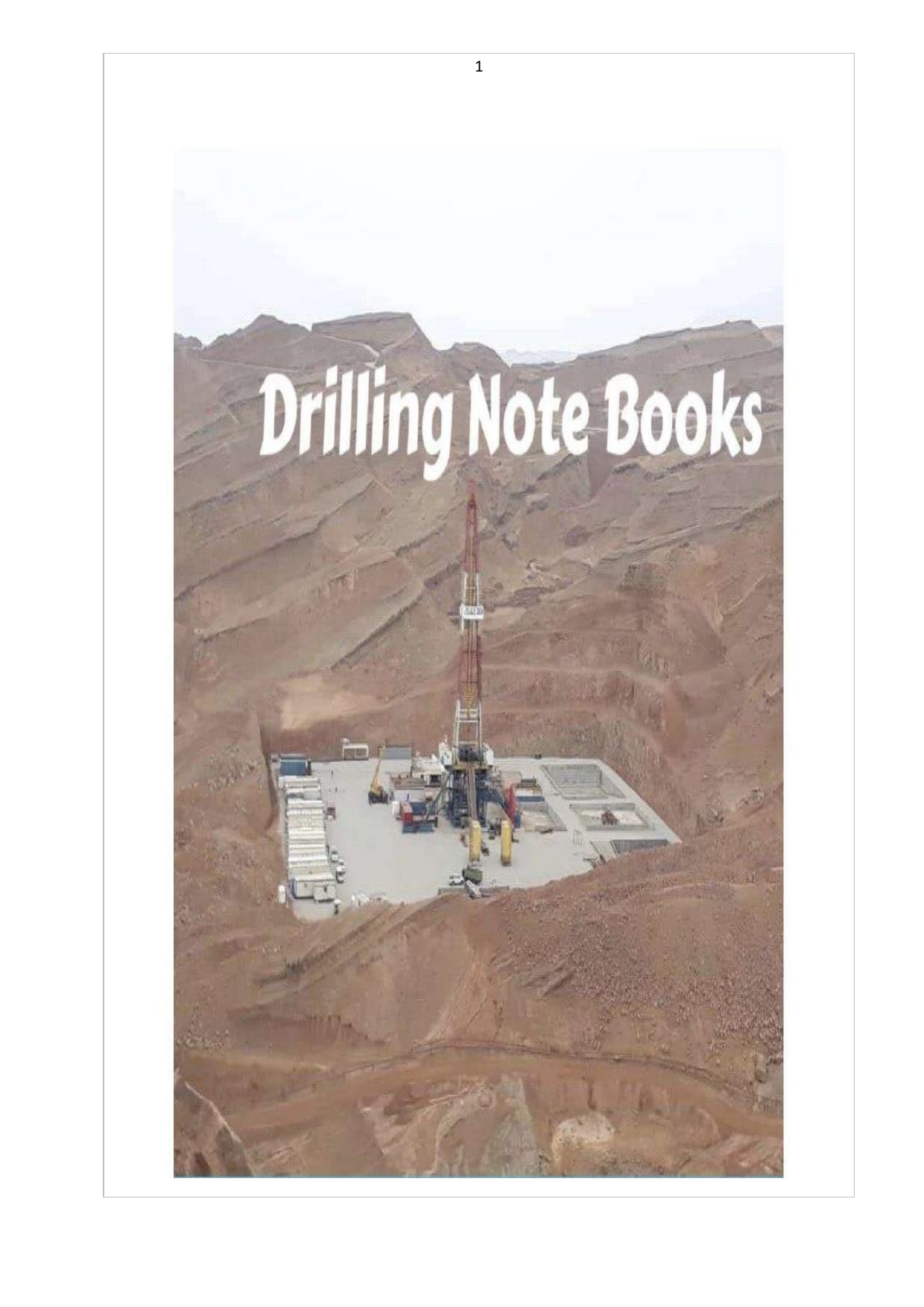 Drilling note book - ZVENIA