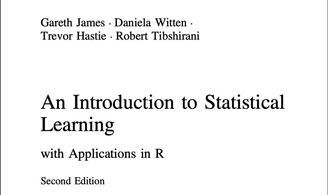An Introduction to Statistical Learning (612 pages) – ZVENIA