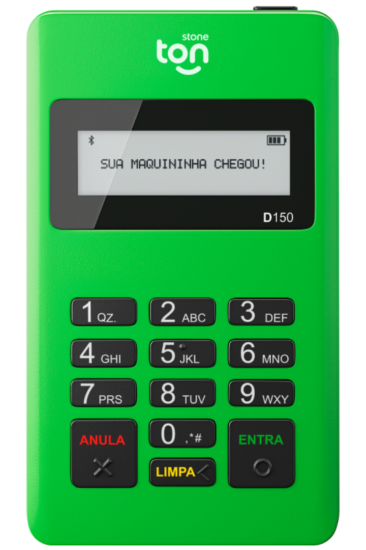 Maquininha T3 Smart - Máquina de Cartão do Ton