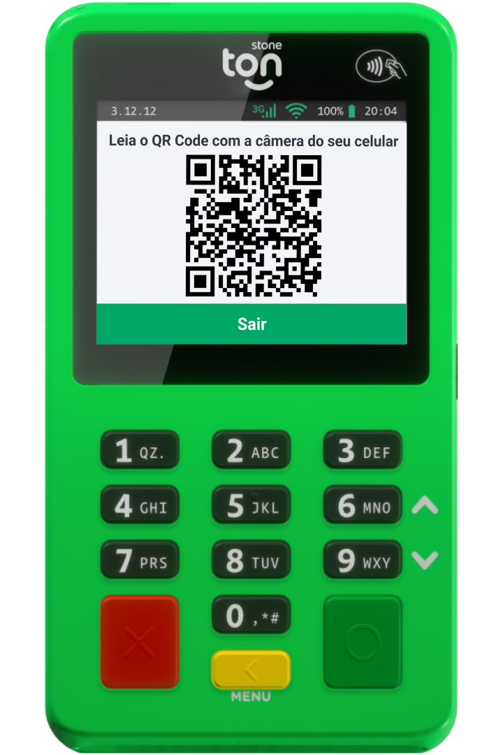 Maquininha T3 Smart - Máquina de Cartão do Ton