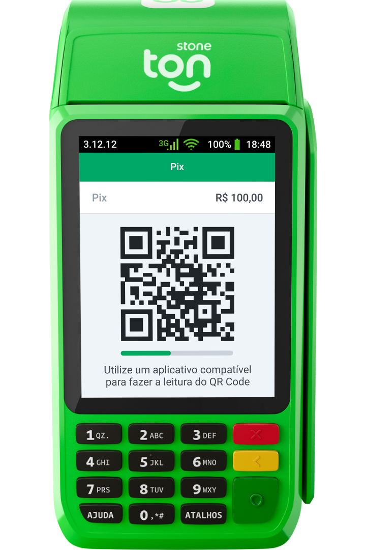 Maquininha T2+: Máquina de Cartão do Ton