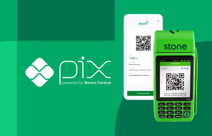 Saiba como vender com Pix pelo App e pela Maquininha Stone