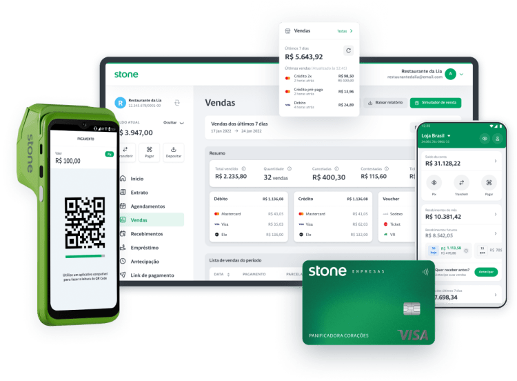 Conta PJ com atendimento humano 24hrs - Stone