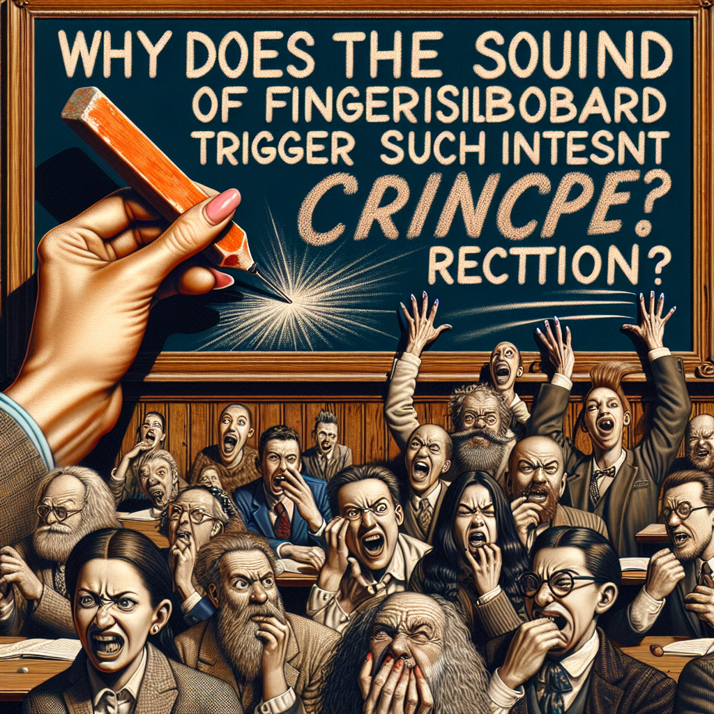 Shivers Down Your Spine: Why Fingernails on a Chalkboard Makes You ...