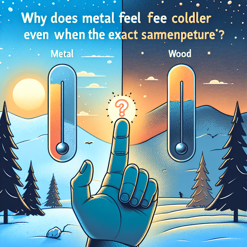 The Chilly Touch: Why Does Metal Feel Colder Than Wood at the Same ...