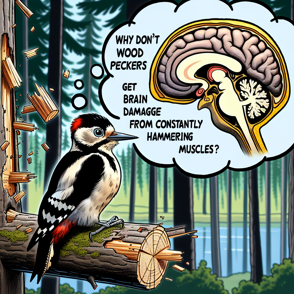 Nature's Headbangers: How Woodpeckers Avoid Brain Damage | UsefulBS
