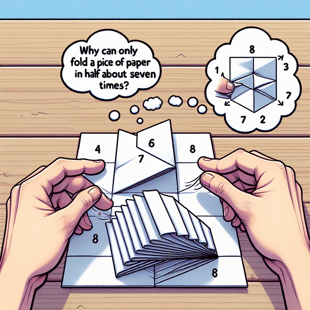 Why You Can Only Fold Paper in Half About Seven Times: The Surprising ...