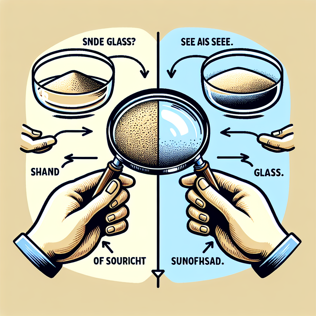 Why can we see through glass but not the sand it's made from? | UsefulBS