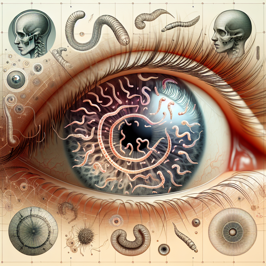 What causes those little transparent worms to float across your eyes ...