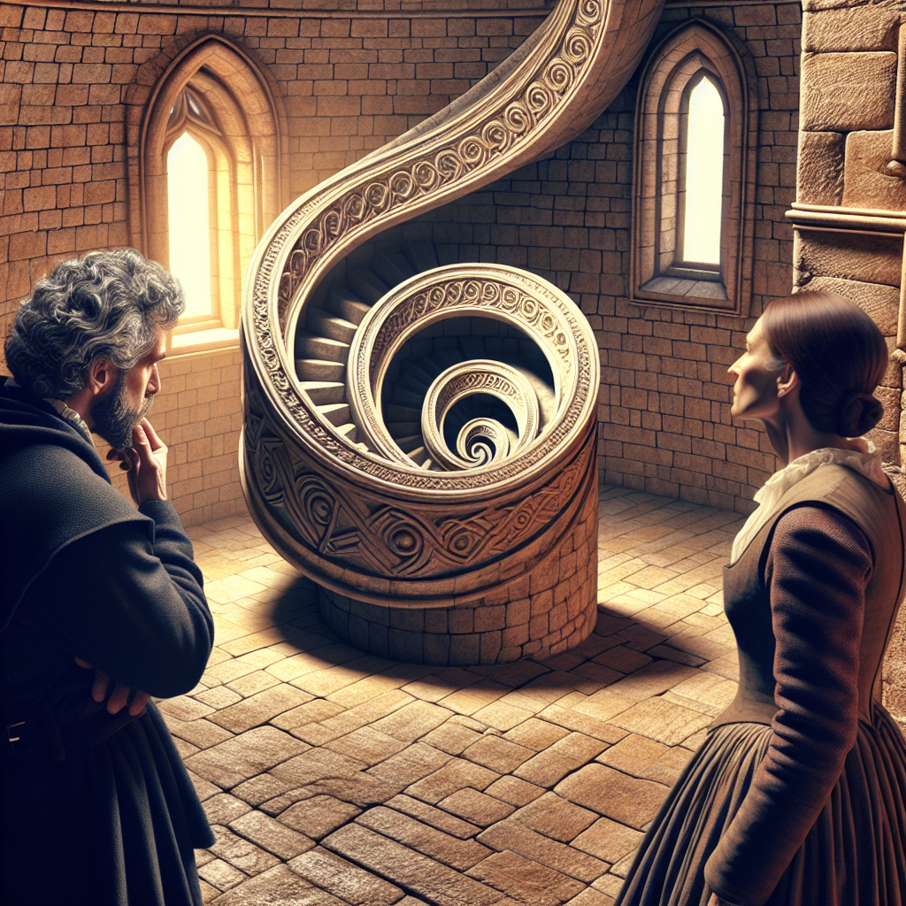 Why are castle spiral staircases almost always built to turn clockwise ...