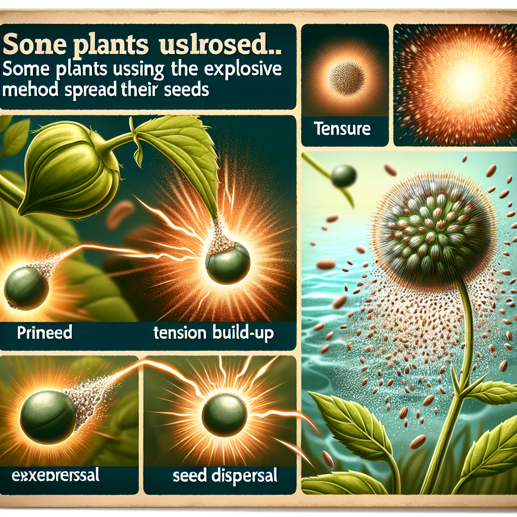 Why do some plants violently explode to spread their seeds? | UsefulBS