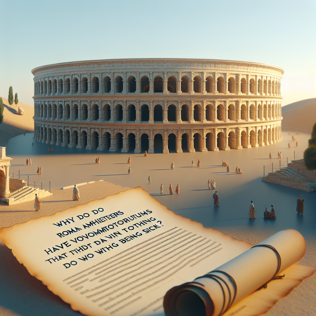 Why do Roman amphitheaters have vomitoriums that have nothing to do ...
