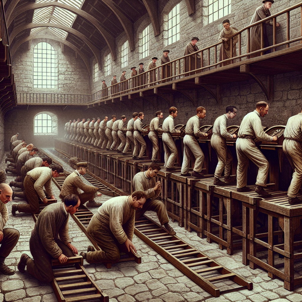 Why were treadmills originally invented as a form of prison punishment ...