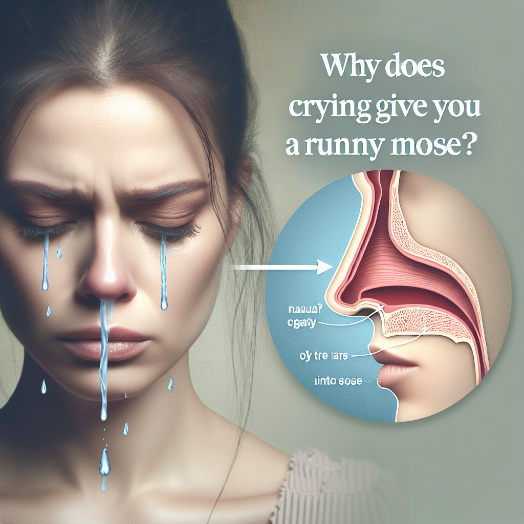 Why does crying often give you a runny nose? | UsefulBS
