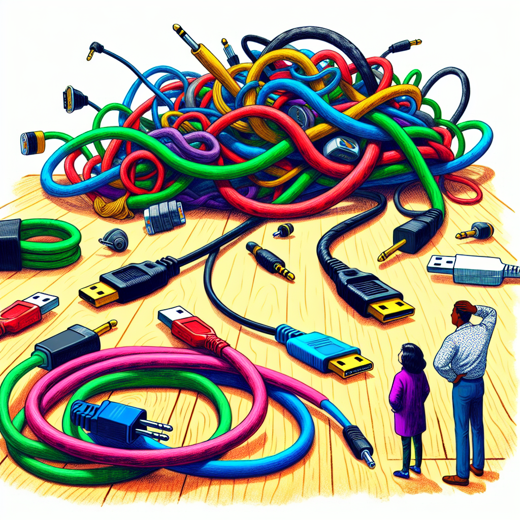 Why do loose cables and cords seem to spontaneously tie themselves into ...