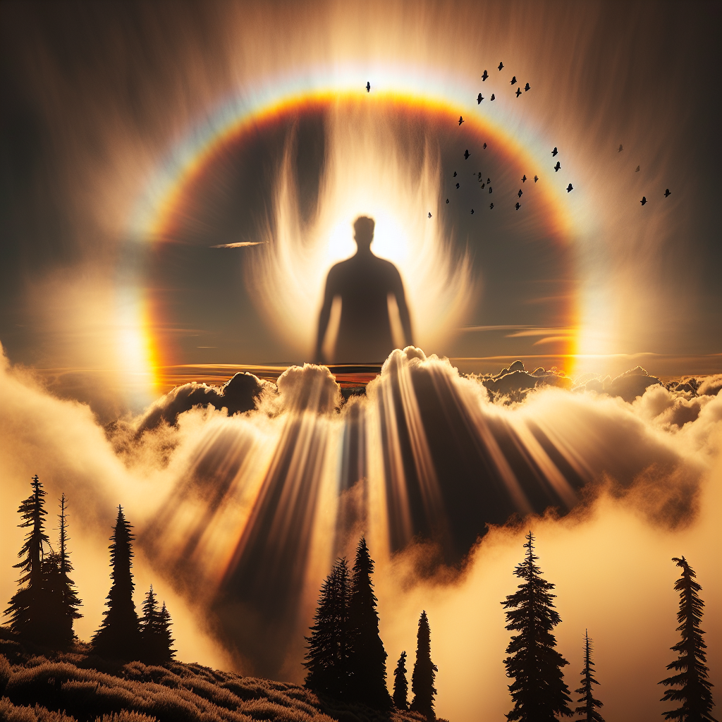 Why can you sometimes see a ghostly rainbow-ringed shadow of yourself ...